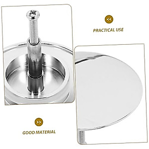 OSALADI Strainer Faucet Sprayer Faucet Hole Cover Drain Pipe Flume Bathtub Overflow Drain Covers Bath Tub Overflow Seal Splash Guard for Bathtub Kitchen Water Caps Sink Cover Silver Copper