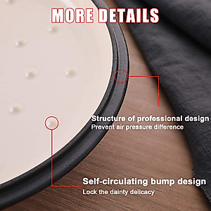 Round Enameled Cast Iron Dutch Oven, with Lid 6-Quart-Red,Non-Stick Enamel Dutch Oven (6 Quart-RED)