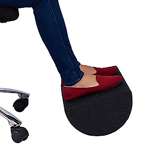 Foot Rest Cushion to Relieve Knee Pain, Tired, Aching & Sore Feet. Reduce Deep Vein Thrombosis. Ideal for Office and Home. High Quality Anti Slip Cover.