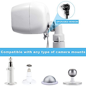 10FT Weatherproof Outdoor Power Cable for Arlo Pro and Arlo Pro 2 with Quick Charge 3.0 Power Adapter Compatible with Arlo Pro, Arlo Pro 2, Arlo Go, Other Home Camera (Micro USB), 1 Set, Black