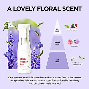 JAYU PET White Essence Mist - Dog Itch Relief, Hypoallergenic Soothing Spray, Dandruff & Dry Skin Spray (170ml, 5.8fl oz)