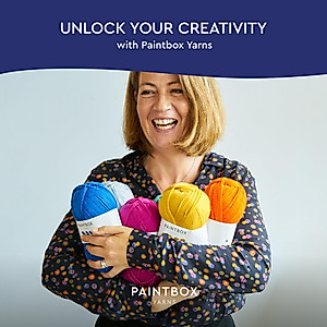 Paintbox Yarns 100% Cotton DK Yarn 1.76oz (50g), 137 Yards (125m) - Royal Blue Wool for Crochet, Knitting - Soft, Lightweight Double Knit Yarn for Clothes