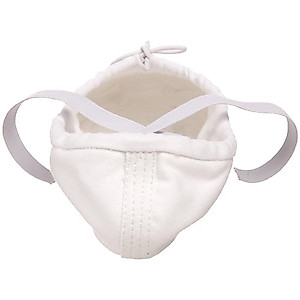 Sansha unisex-adult Pro 1 Canvas Ballet Slipper,White,15 M (13 M US Women's/11 M US Men's)