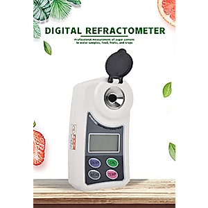 Digital Refractometer Sugar Content 0~55% Brix Meter for Fruits, Vegetables, Veverages, Food Processing, Beer (China)