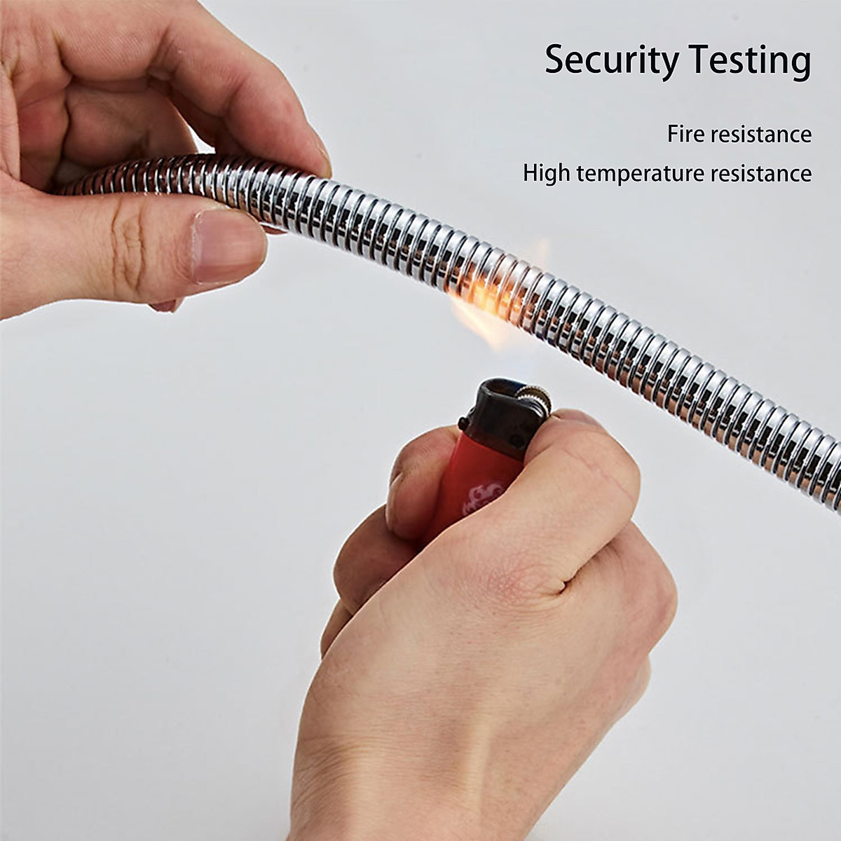 Spray Hose for Kitchen Faucets, Pull Down Replacement, Kitchen Sink Faucet Pull-Out Spray Replacement Hose， 59-inch Chrome Finish