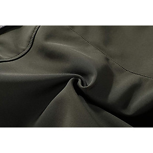 MOERDENG Men's Soft Shell Waterproof Winter Snow Ski Snowboarding Pants Fleece Cargo Hiking Pants