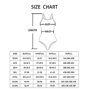 BALEAF Women's One Piece Bathing Suit Conservative Athletic Racerback One Piece Training Swimsuit Swimwear Black 32