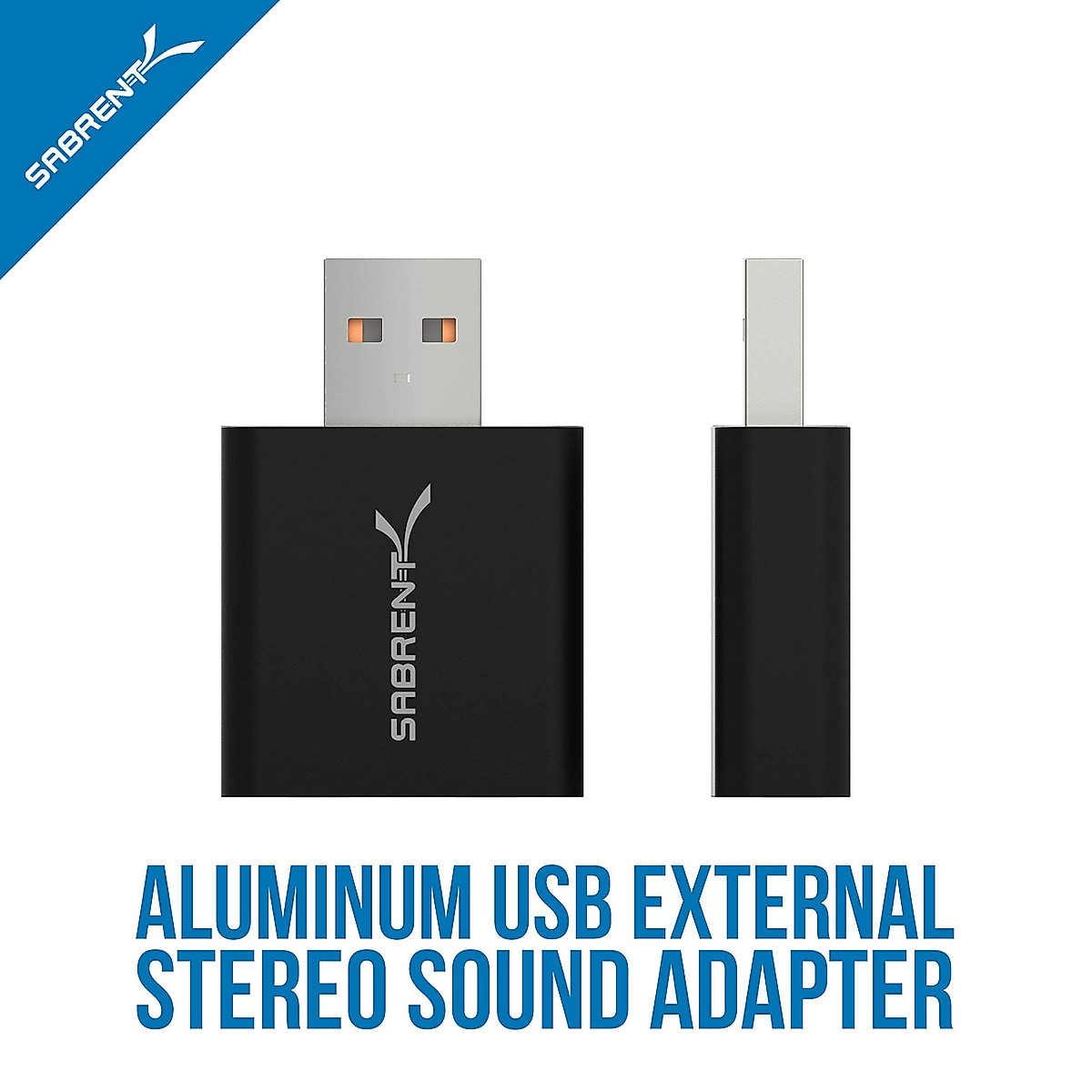 Sabrent 13 Port High Speed USB 2.0 Hub +Aluminum USB External Stereo Sound Adapter for Windows and Mac.
