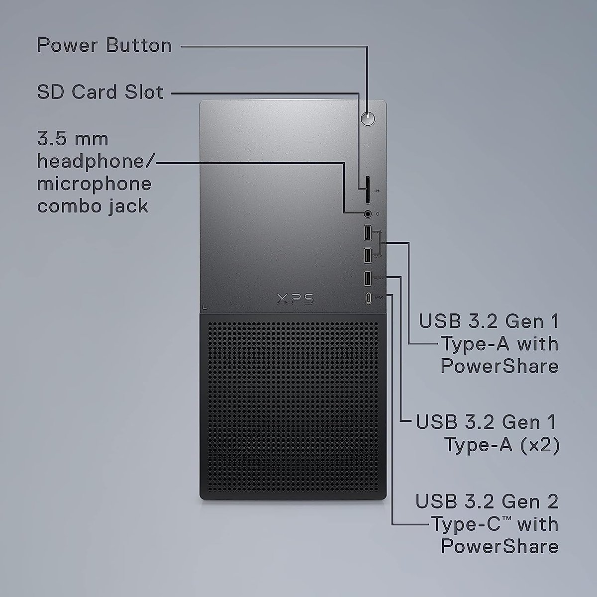 Dell XPS 8960 Desktop Computer Tower 2023 | 13th Gen Intel Core i9-13900 24-Core CPU, 32GB DDR5 RAM, 4TB NVMe M.2 PCIe SSD, Intel UHD Graphics 770, Windows 11 Home