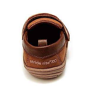 Stride Rite 360 baby boys Hampton Boat Shoe, Brown, 5 Infant US