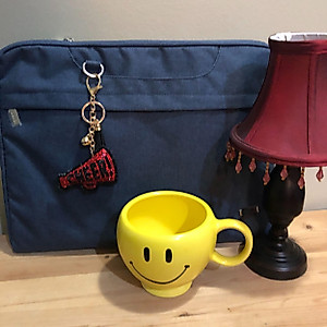 Popfizzy Bling Cheer Keychain for Women, Rhinestone Cheer Bag Charm, Cheer Squad Cheerleader Gifts, Megaphone Cheer Keychain