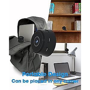Hidden Camera Wireless Mini spy Camera Hidden Camera WiFi HD 1080P Mini Camera Spy Camera with Motion Detection for Home Security Nanny Pet Camera