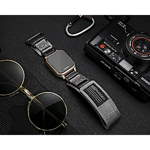 Compatible for Garmin Venu 2 (ONLY Venu 2, Not Venu 2S) /Venu 3 Quick Pins Watch Band, Super Rugged Nylon Sports Strap With Woven Loop Design