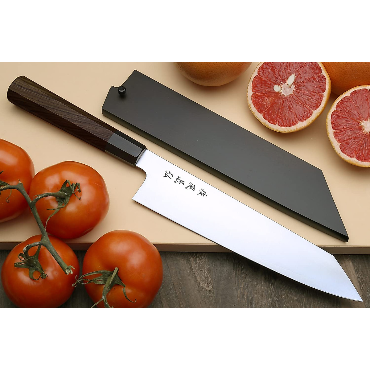 Yoshihiro SG2 (R2) Semi-Stainless Kiritsuke Chef Knife Rosewood Handle (10.5'' (270mm))