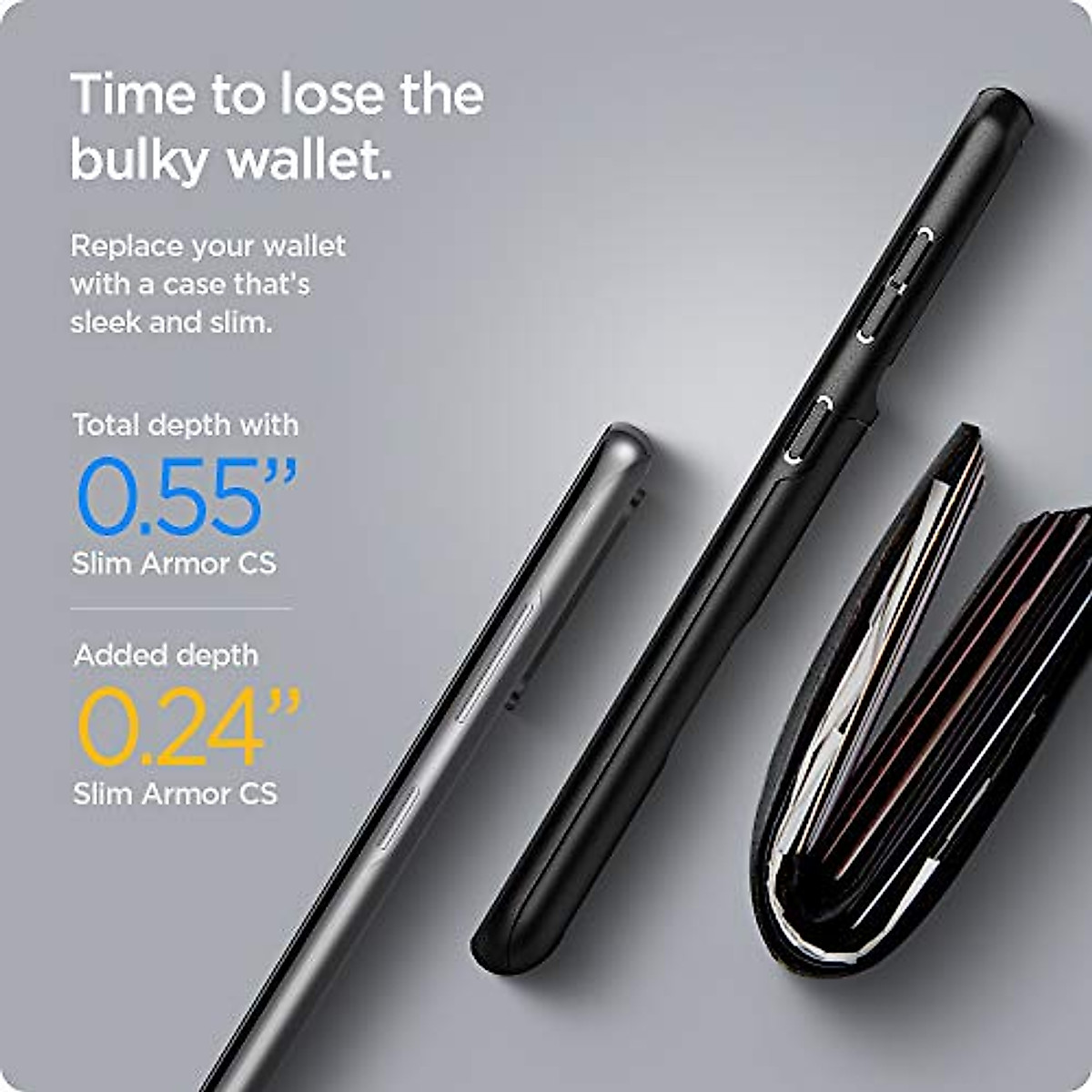 Spigen Slim Armor CS Designed for Galaxy S21 Case (2021) - Black