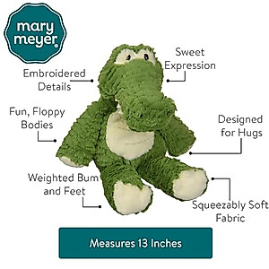 Mary Meyer Marshmallow Gator Soft Toy Friend, 13 in, Green