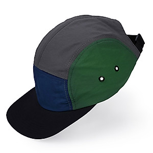 CLAPE 5 Panel Hat for Men, Curved Brim UPF50+ Sun Hats Quick Dry Outdoor Sports Running Hat Baseball Cap