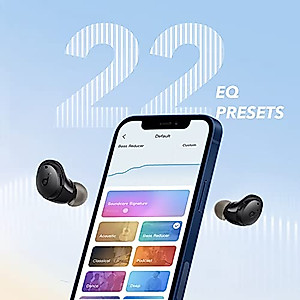 Soundcore by Anker Life A3i Noise Cancelling Earbuds, Deep Bass, Hybrid ANC, AI-Enhanced Calls with 4 Mics, 36H Playtime with Fast Charging, Bluetooth 5.2 Earbuds, 22 Custom EQ (Renewed)