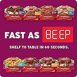 HORMEL COMPLEATS Meatloaf & Gravy With Mashed Potatoes Microwave Tray, 9 oz. (6 Pack)