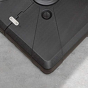 PURPLE LEAF Offset Umbrella Base Cantilever Umbrella Base, 32.3'' X 32.3''