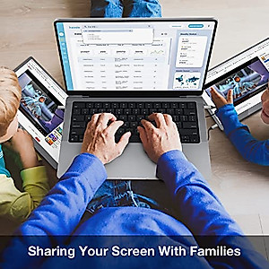 QQH Portable Monitor, 15.6" Portable Computer Monitor HDMI 1080P FHD USB C Laptop Monitor Display IPS Second Screen, Gaming Monitor with Smart Cover, External Dual Monitor for Phone PC MAC PS4 Xbox
