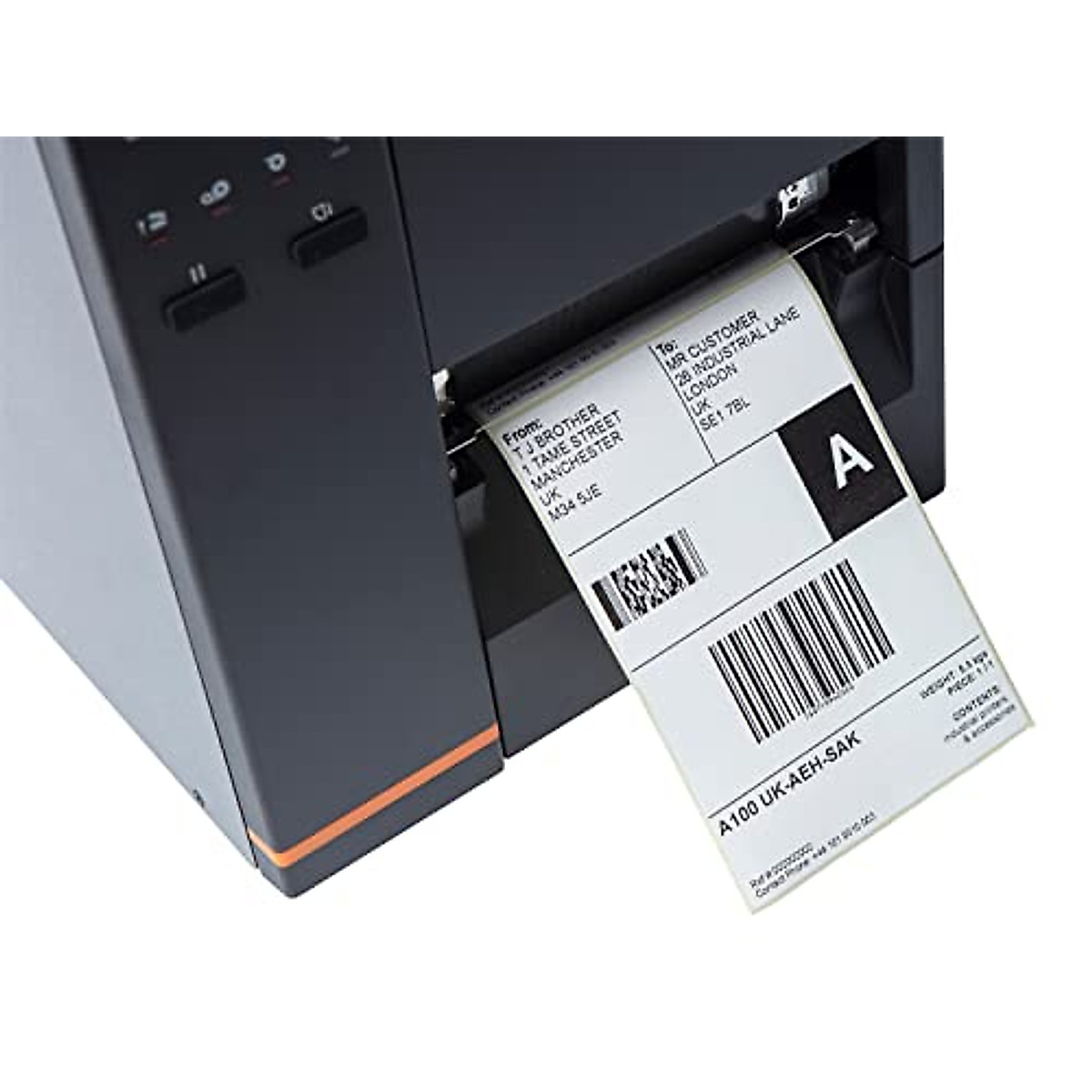 Brother TJ-4120TN Entry-Level High-Resolution, High-Volume Industrial Barcode Label Printer, 300dpi, 7ips, Ethernet and USB 2.0
