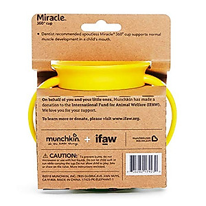 Munchkin® Miracle® 360 Wildlove Trainer Cup, 6 Oz, Elephant