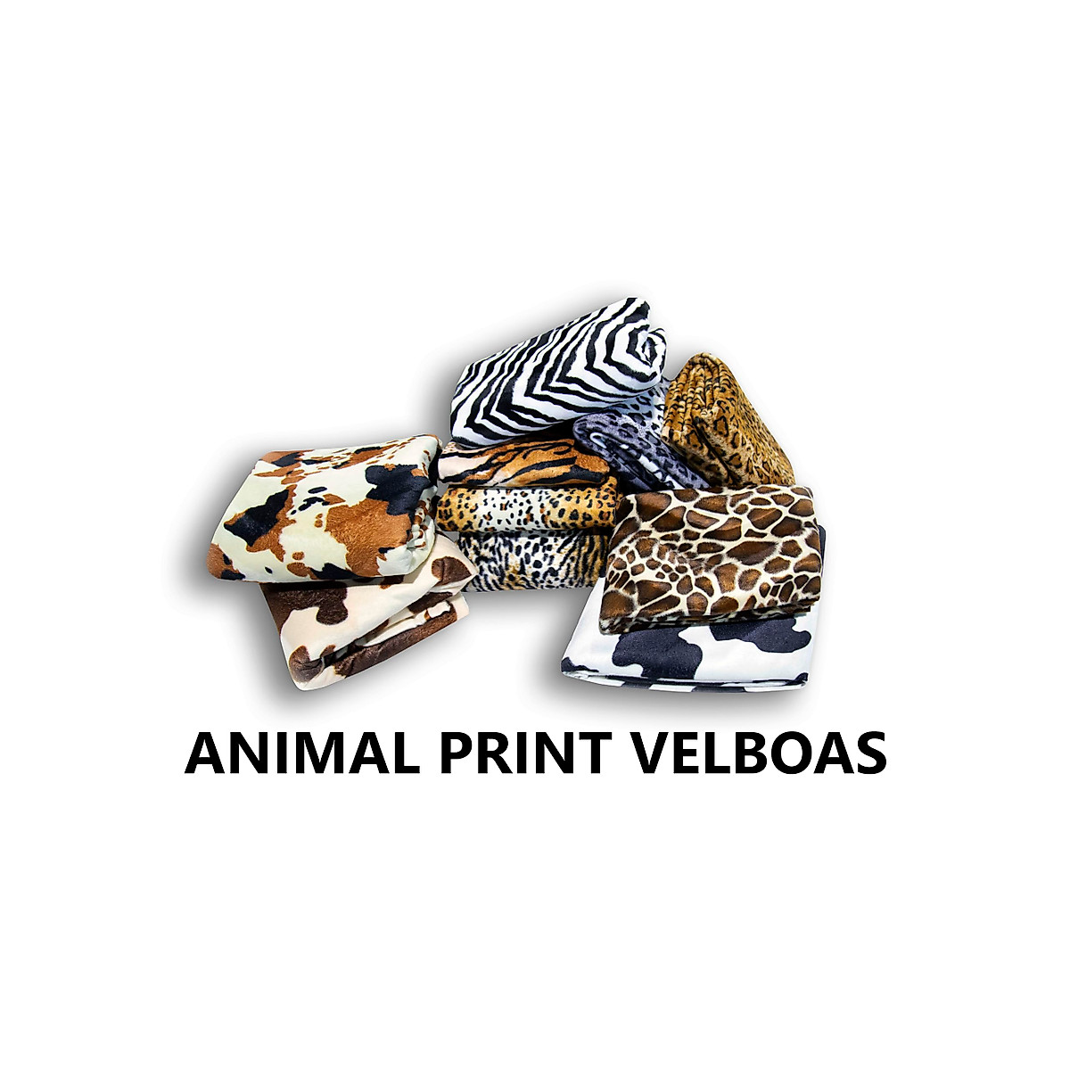FabricLA Velboa S-Wave Animal Print Fabric - Short Pile Faux Animal Fur Fabric - 60" Inches (150 CM) Wide - Fake Animal Fur Fabric - Cheetah, 1 Continuous Yard