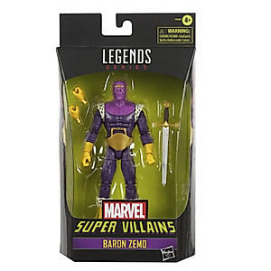 G. I. Joe Marvel Legends Series 6-Inch Baron Zemo Collection Figure from Classic Comic Books with 3 Accessories