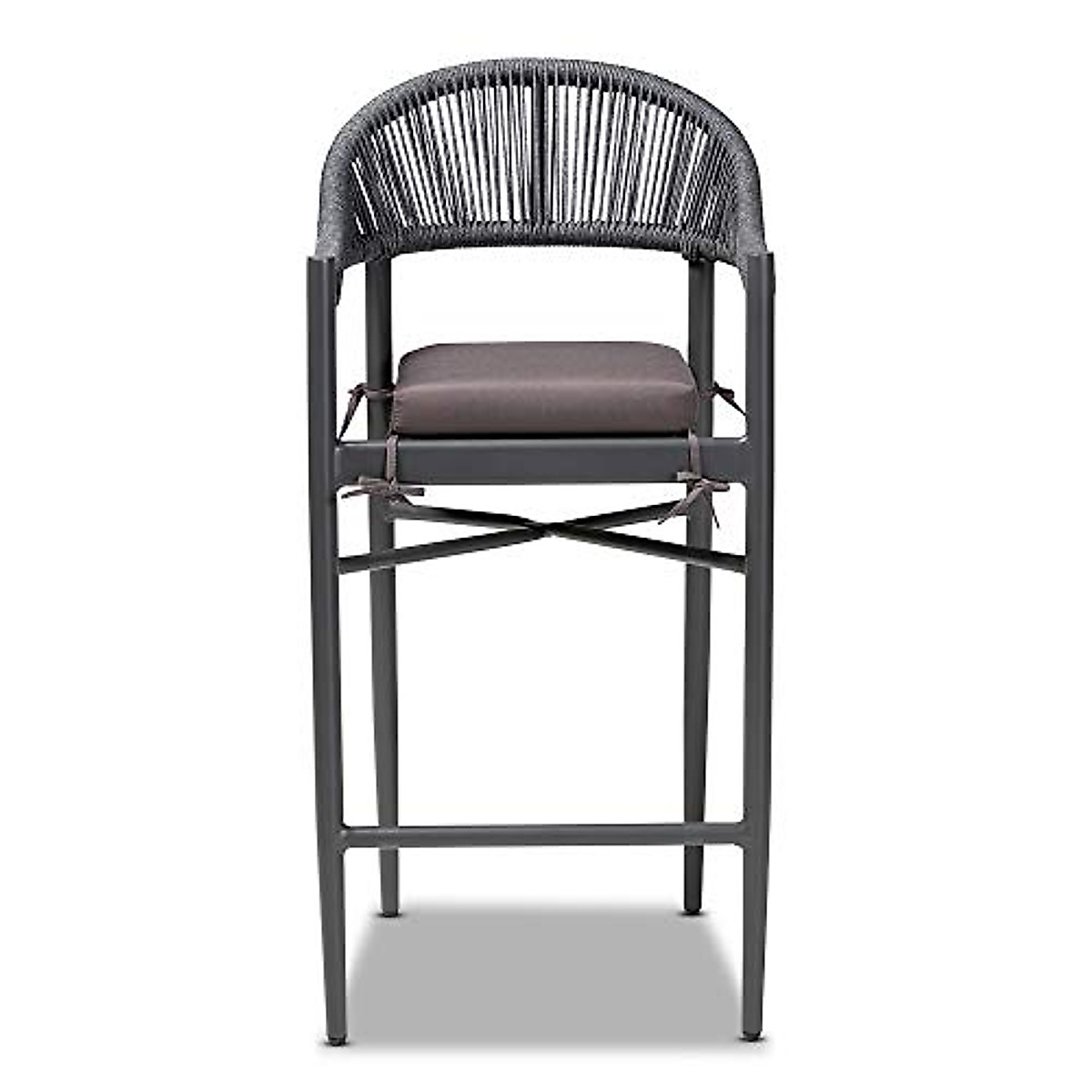 Baxton Studio Bar Stools, Grey