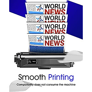 GPC Image Compatible Toner Cartridge Replacement for Brother TN221 TN225 Compatible with MFC-9130CW MFC-9340CDW MFC-9330CDW HL-3170CDW HL-3140CW Printer Tray (2 Black,1 Cyan,1 Magenta,1 Yellow)