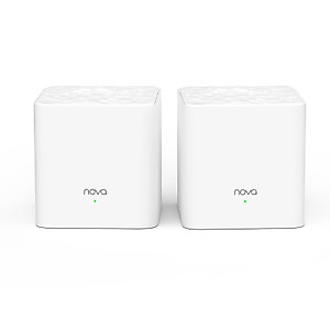 Tenda Whole Home Mesh WiFi System - Dual Band AC1200 Router Replacement for SmartHome,Works with Amazon Alexa for 3000 sq.ft 3+ Room Coverage (MW3 2PK)