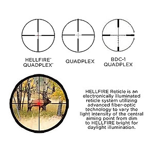 Sig Sauer SOW33204 Whiskey3 Riflescope, 3-9X40mm, 1 in, Sfp, Black