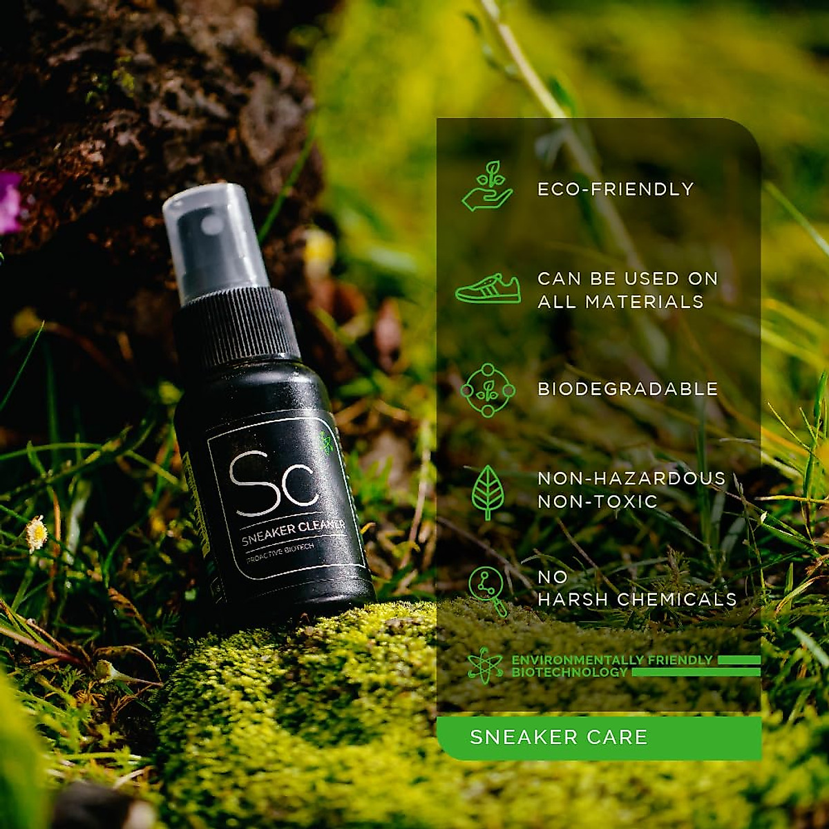 SNEAKER LAB Shoe Cleaner Spray - Perfect For Suede, Leather & Various Other Materials 1.7 oz