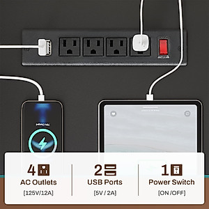 SEDETA Gaming Desk, 60'' Gaming Desk with Hutch and LED Lights, Computer Desk with Storage Shelves, Large PC Gamer Desk with Display Cabinet, Monitor Stand, Power Outlet for Home Office, Black