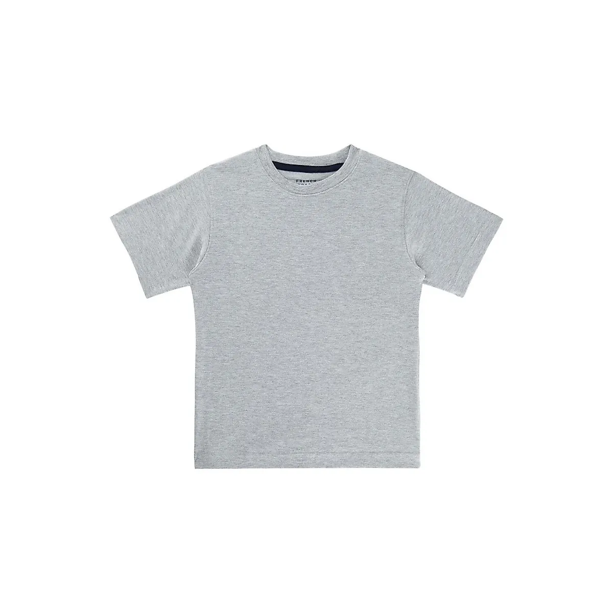 French Toast Boys' Short Sleeve Crewneck Tee,Heather Gray,L (10/12)