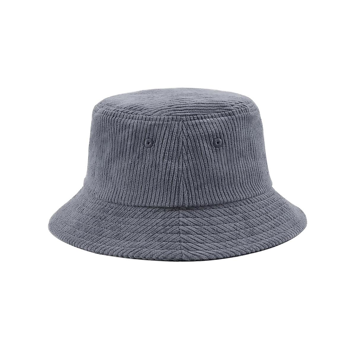 Zylioo XXL Oversize Corduroy Bucket Hat,Adjustable Large Fishing Sun Hats,Big Heads Golf Hat for Cool Weather Dark Gray