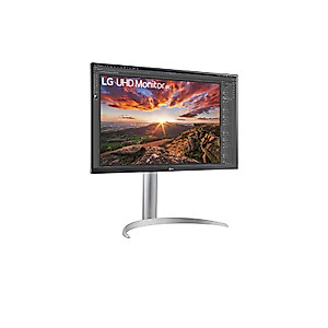 LG Electronics - 27BP85U-W - 27" Monitor, 3840x2160, 16:9 IPS, USB-C, HDMI 2.0 (2), Display Port, USB 3.0 (2 Down)