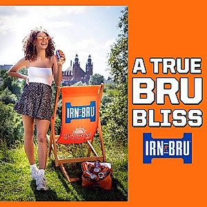 IRN-BRU From AG Barr The Original and Best Sparkling Flavored Soft Drink | A Scottish Favorite | 330 ML (Pack of 6)