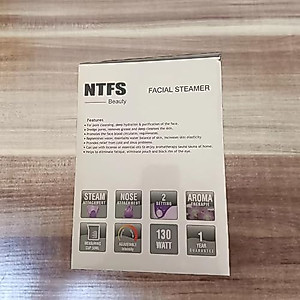 Facial Steamer,Nano Ionic Face Steamer for Home Facial,Face Sauna Spa Sinuses Moisturizing Cleansing Pores for for Women Moisturizing Home SPA