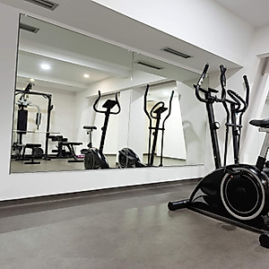 Fab Glass and Mirror Full Length Mirror 1/4" Thick Frameless Activity Mirror for Gym and Dance Studio Mirrors, Vanity Mirror - Flat Edge Standard Mirrors, 48" x 72"