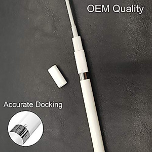 Replacement Ipencil Magnetic Replacement Caps + Charging Adapter Fits for Apple Pencil Gen 1st,Pencil Protector Cap and Charger Convertor Compatible withApple Pencil 1