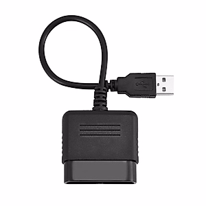 Socobeta USB Adapter Converter Compatible with Playstation1/2 Controller PS1 PS2 to PS3 PC