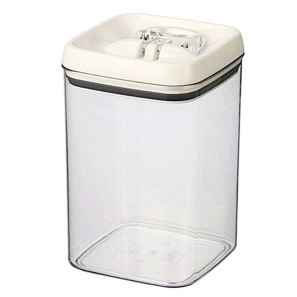 Generic 16 Cup Flip Tite Square Food Storage Container, Kitchen Pantry Organizer Airtight Canister with Lids,BPA-Free Dishwasher Safe, Clear