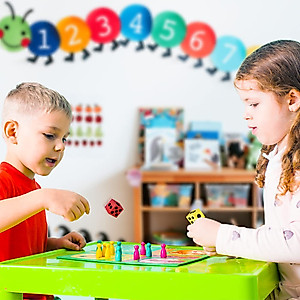 Foam Dice for Kids, Bulk Set of 48, 1.5 Inch Large Foam Dice Set in Assorted Colors, Great as Foam Dice for Classroom, Casino Party Decorations, and Colored Dice for Board Games