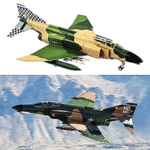 HANGHANG 1：100 F-4C Phantom Diecast Military Airplane Attack Plane Fighter Military Airplane Model for Decoration and Gift
