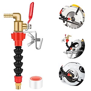 Dust Remover Water Spray, Misting System Water Sprayer for Cutting Machine Angle Grinder Sprinkler Nozzle for Marble Machine Tile