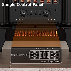 16 inch Electric Fireplace Heater Fireplace Stove