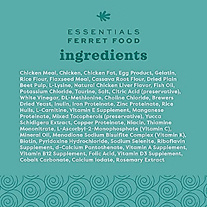 Oxbow Animal Health Essentials Ferret Food - 4 lb