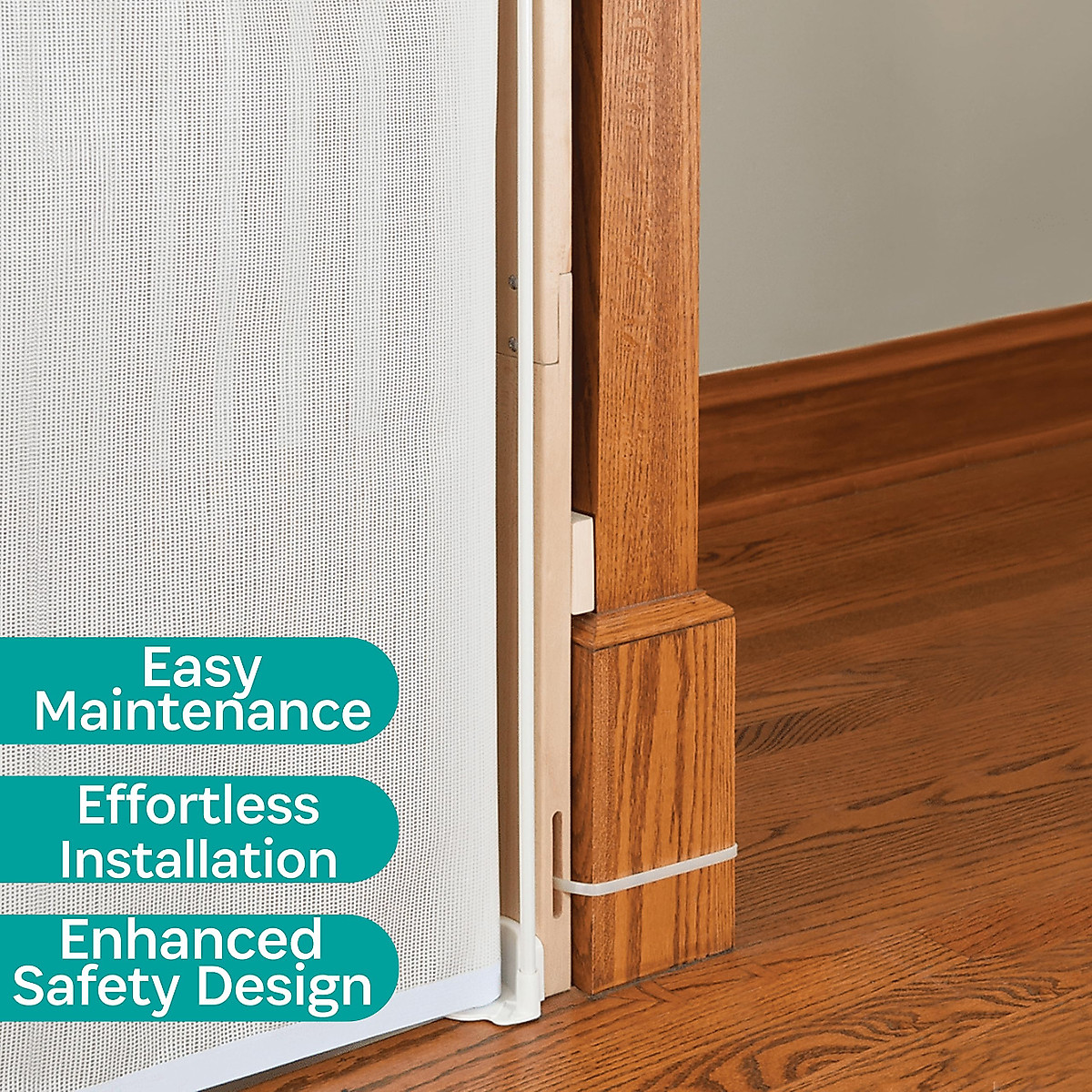 KidCo K13 Universal Gate Kit - Easy to Install on Wood Furniture, Dry Wall & Wrought Iron